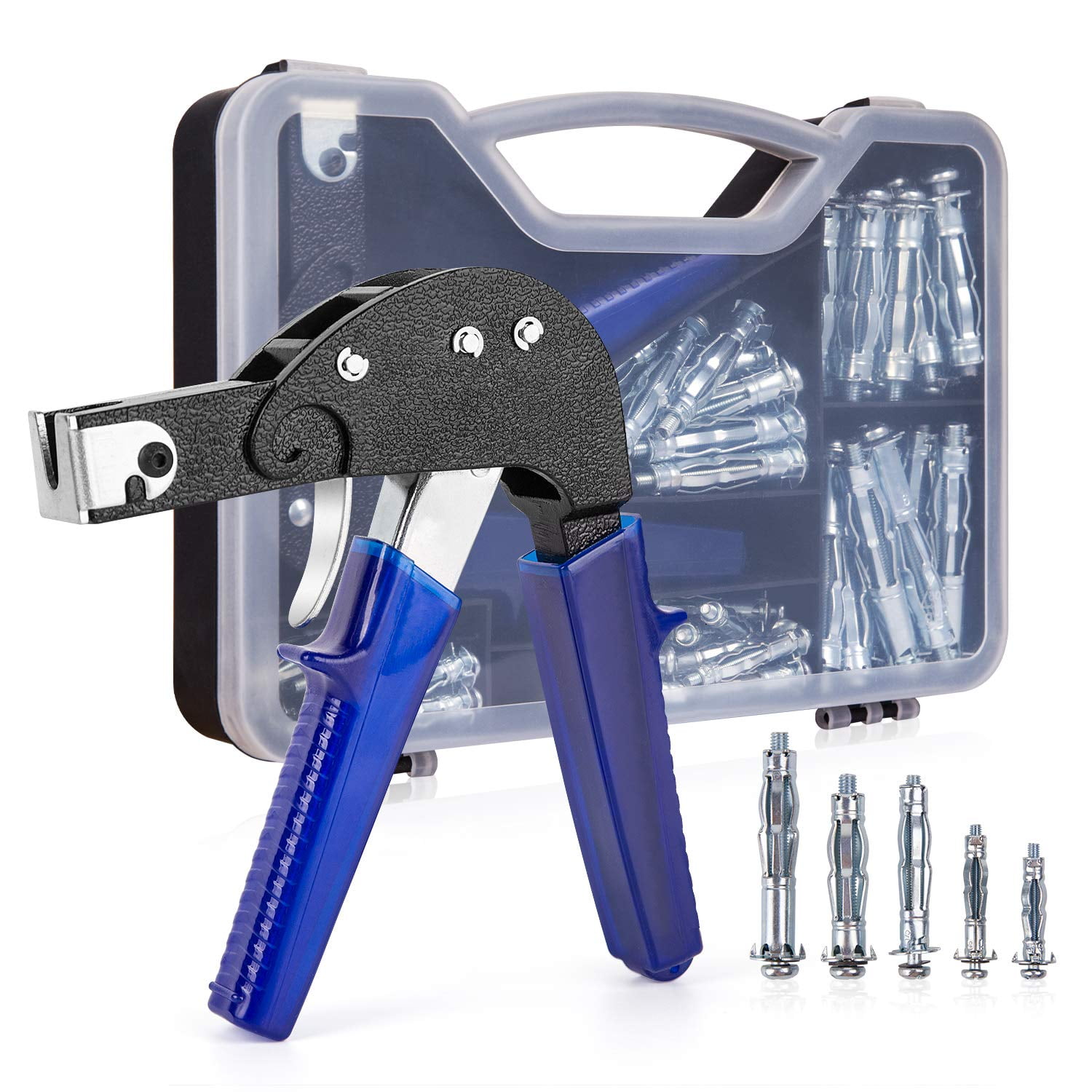 Heavy Duty Gun 76pcs Wall Anchor Metal Setting Tool with Molly Bolt ...