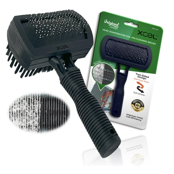 Heavy Duty HVAC Coil Brush for Air Conditioner Cleaning, Dual-Sided ...