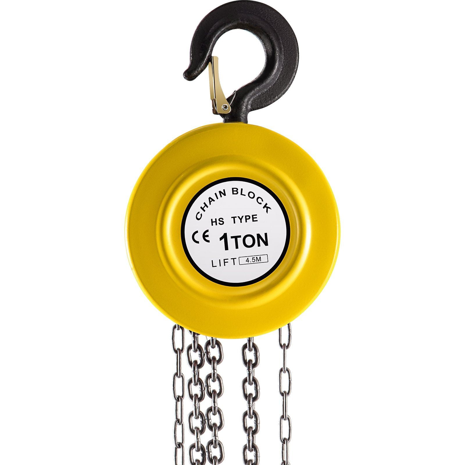 Heavy Duty Hand Chain Hoist, 2200 lbs Capacity Manual Chain Block, 15ft ...