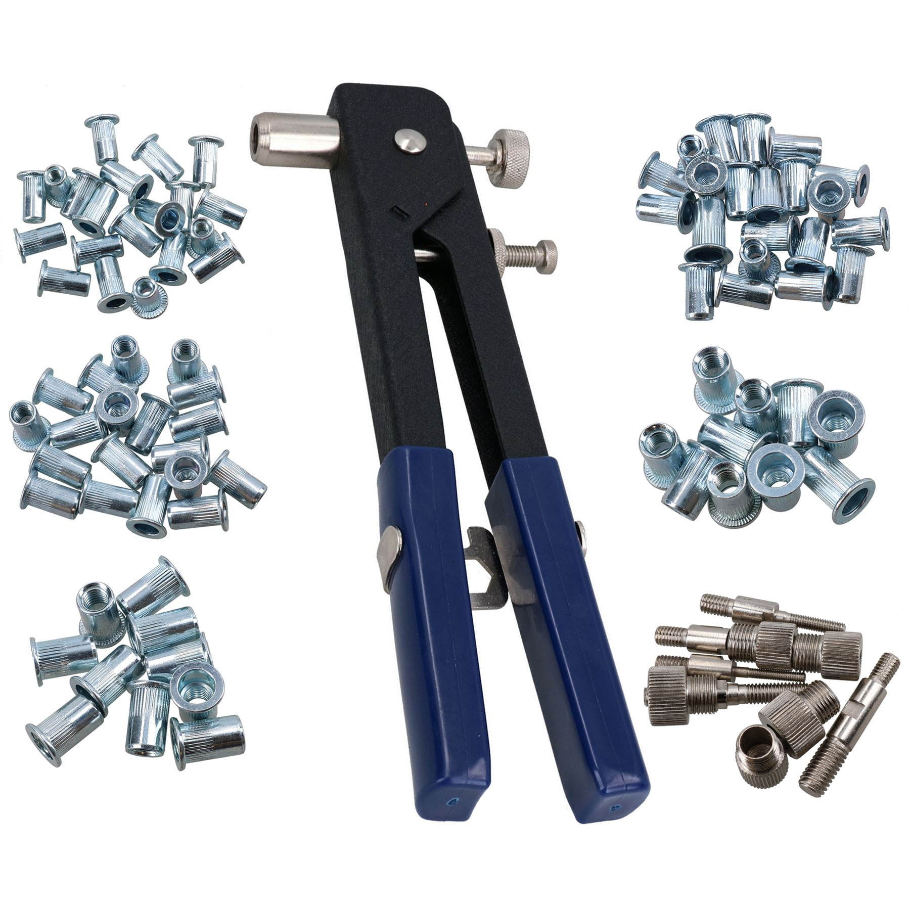 Heavy Duty Hand Nut Sert Riveter Rivnut Riveting Kit M3 – M8 Fastener ...