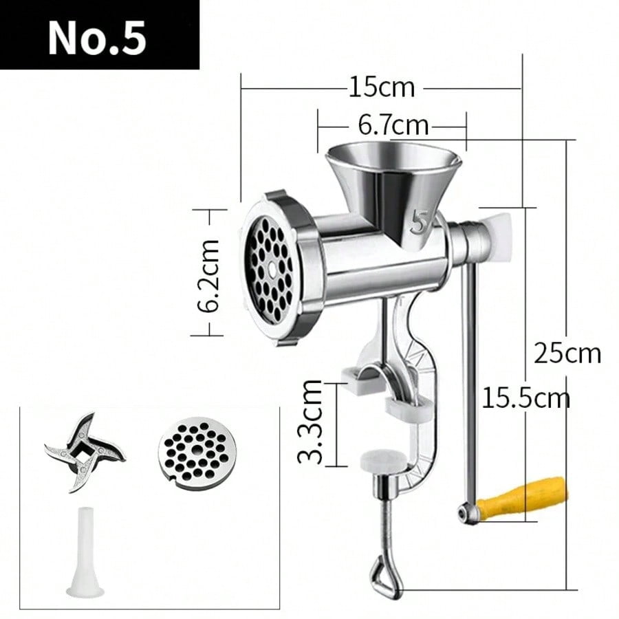 Heavy Duty Hand Operated Manual Kitchen Meat Mincer Noodles Grinder ...