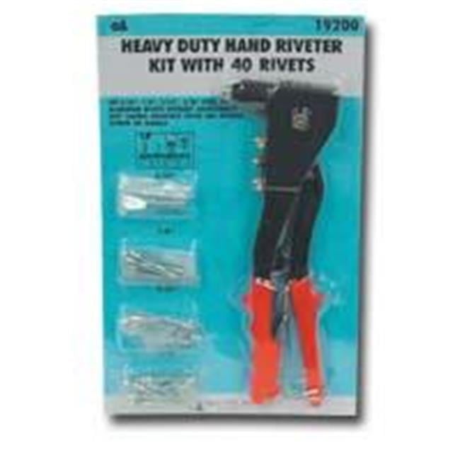 Heavy Duty Hand Riveter Kit with 40 Rivets - Walmart.com