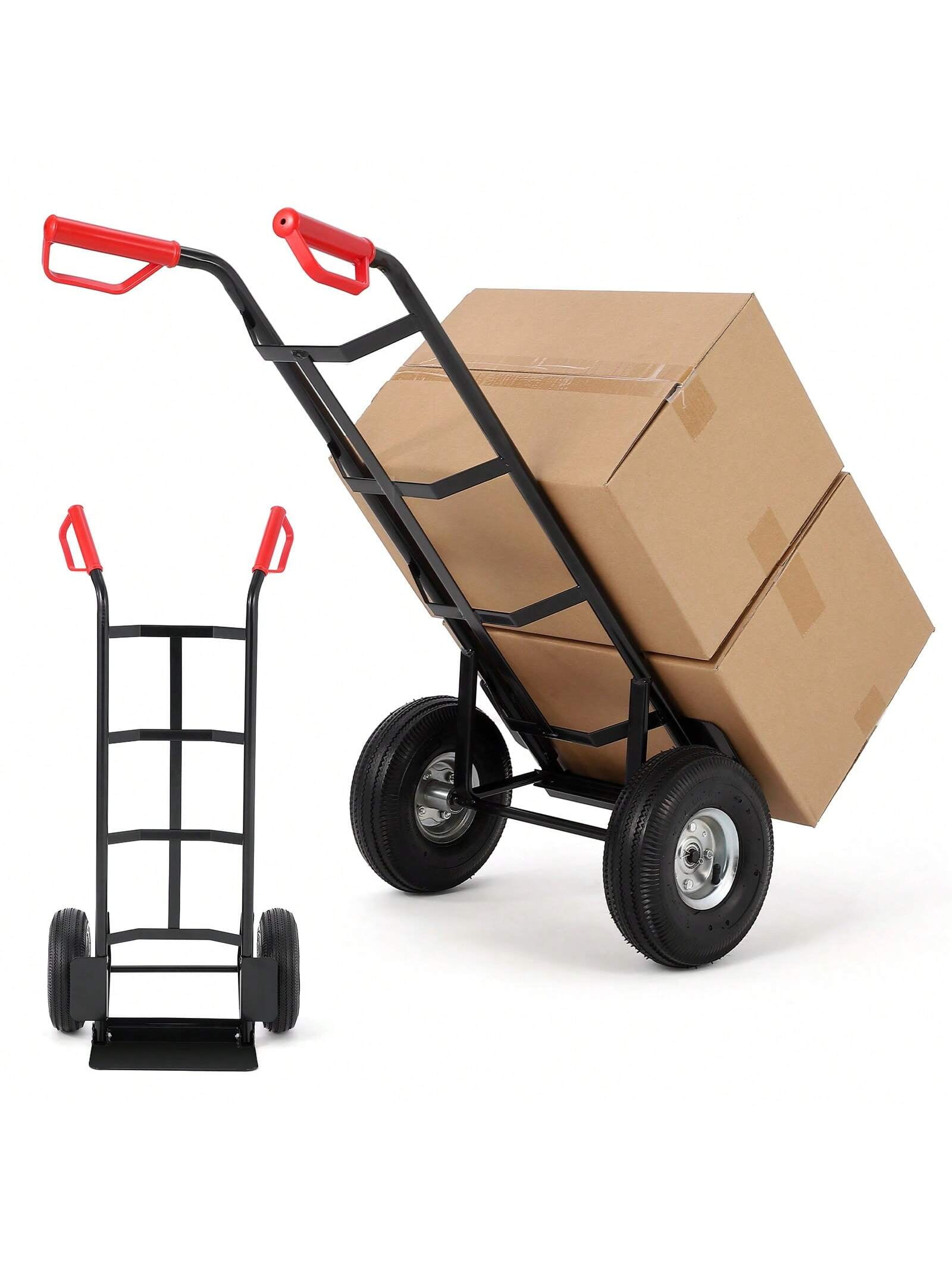 Heavy Duty Hand Truck With Handle, 440lbs Loading Capacity Dolly Cart ...