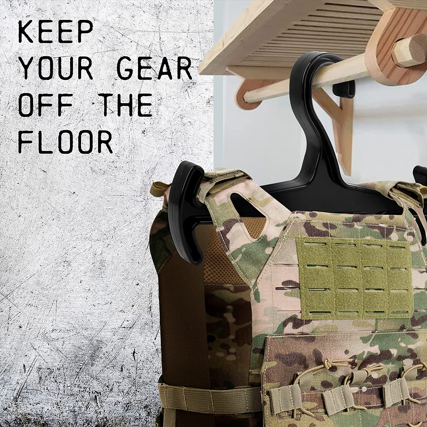 Heavy Duty Hangers for Law Enforcement Gear - Multi-Purpose BCD/Wetsuit ...