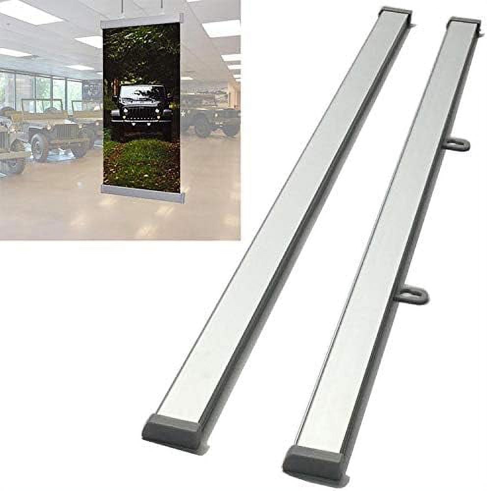 Heavy-Duty Hanging Aluminum Rails Clip 36" for Hanger, Sign Holder ...