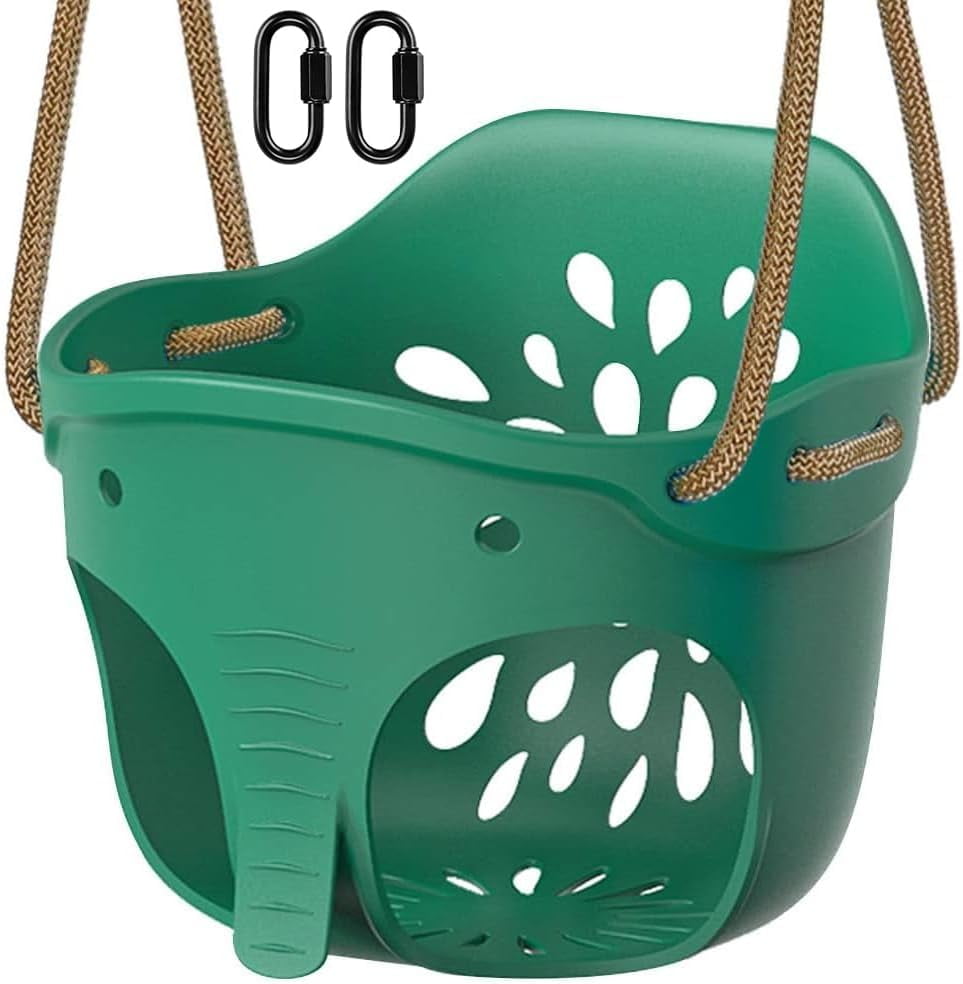 Heavy Duty High Back Full Bucket Toddler Swing Seat with Locking and ...