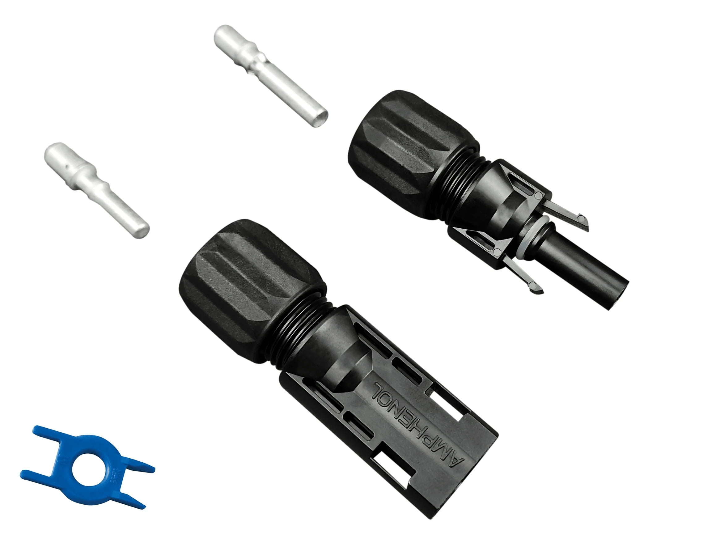 Heavy Duty High Current PV Connector Pair for Solar Panels and Solar ...