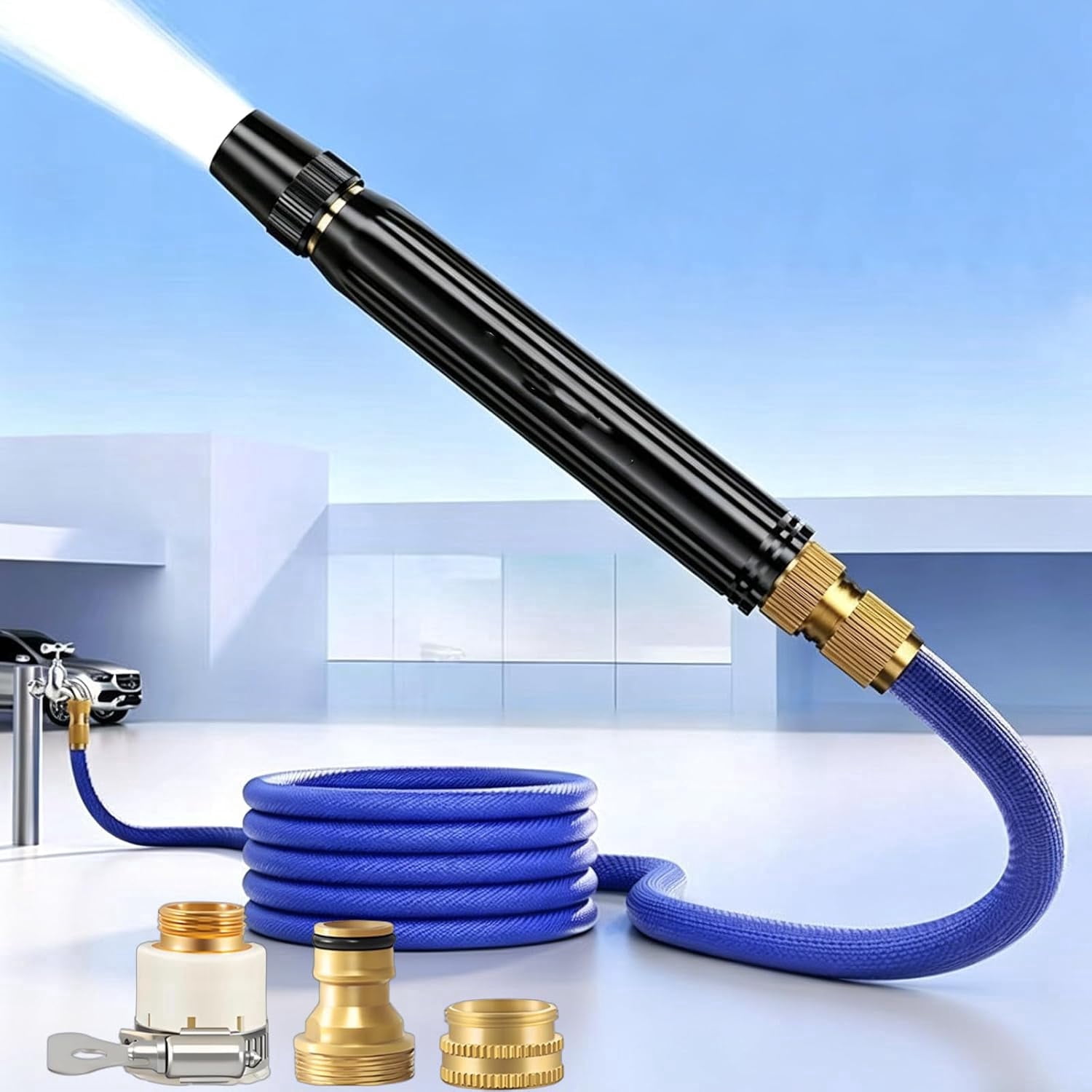 Heavy Duty High-Pressure Car Wash Water Gun with Brass Adjustable ...