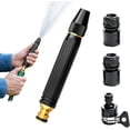Heavy Duty High Pressure Hose Nozzle, 2026 Upgrade Adjustable Booster ...