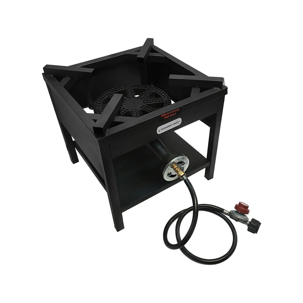 Heavy- Duty High Pressure Square Propane Single Stove Burner CSA ...