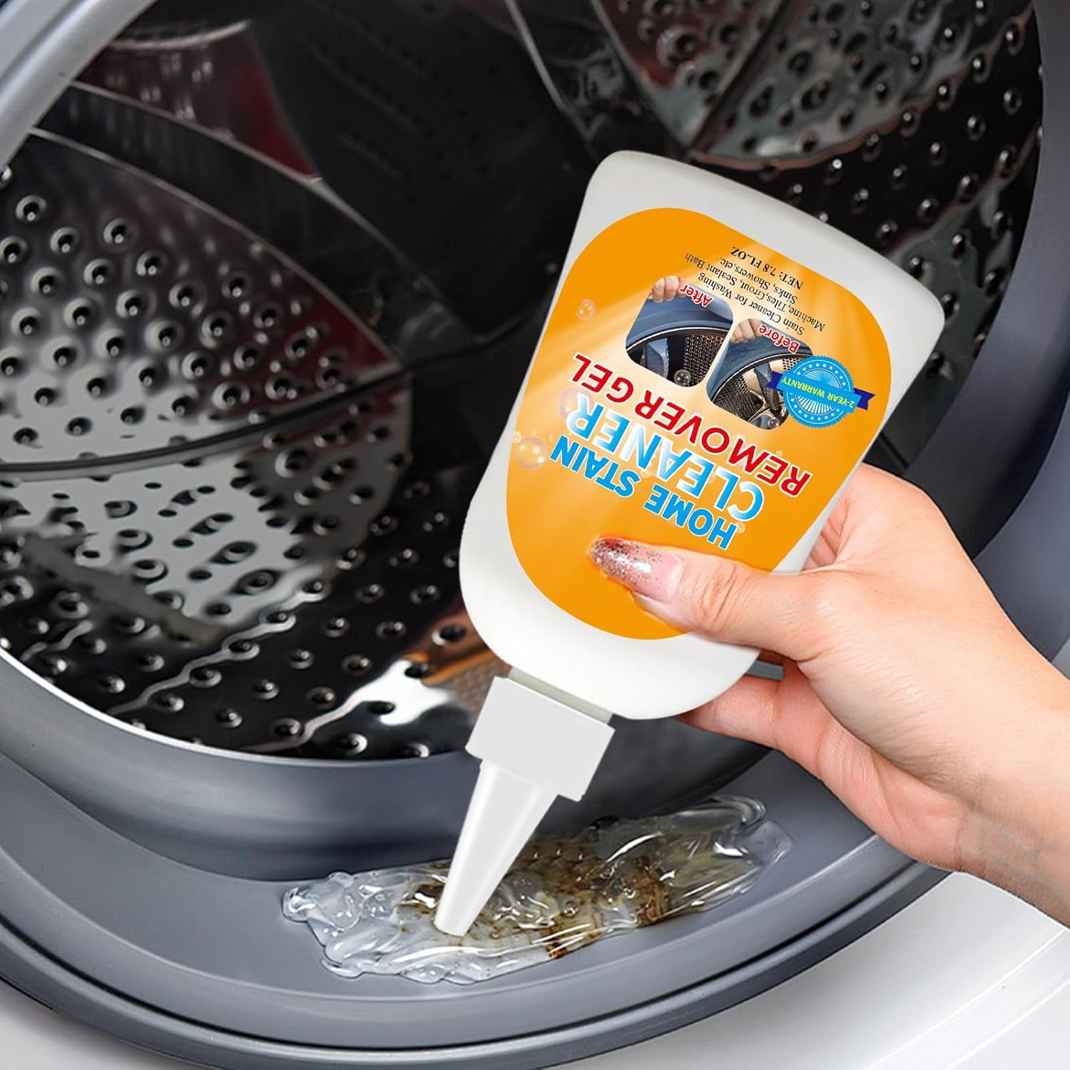 Heavy-Duty Home Stain Remover Gel - Long-Lasting No-Slip Formula for ...