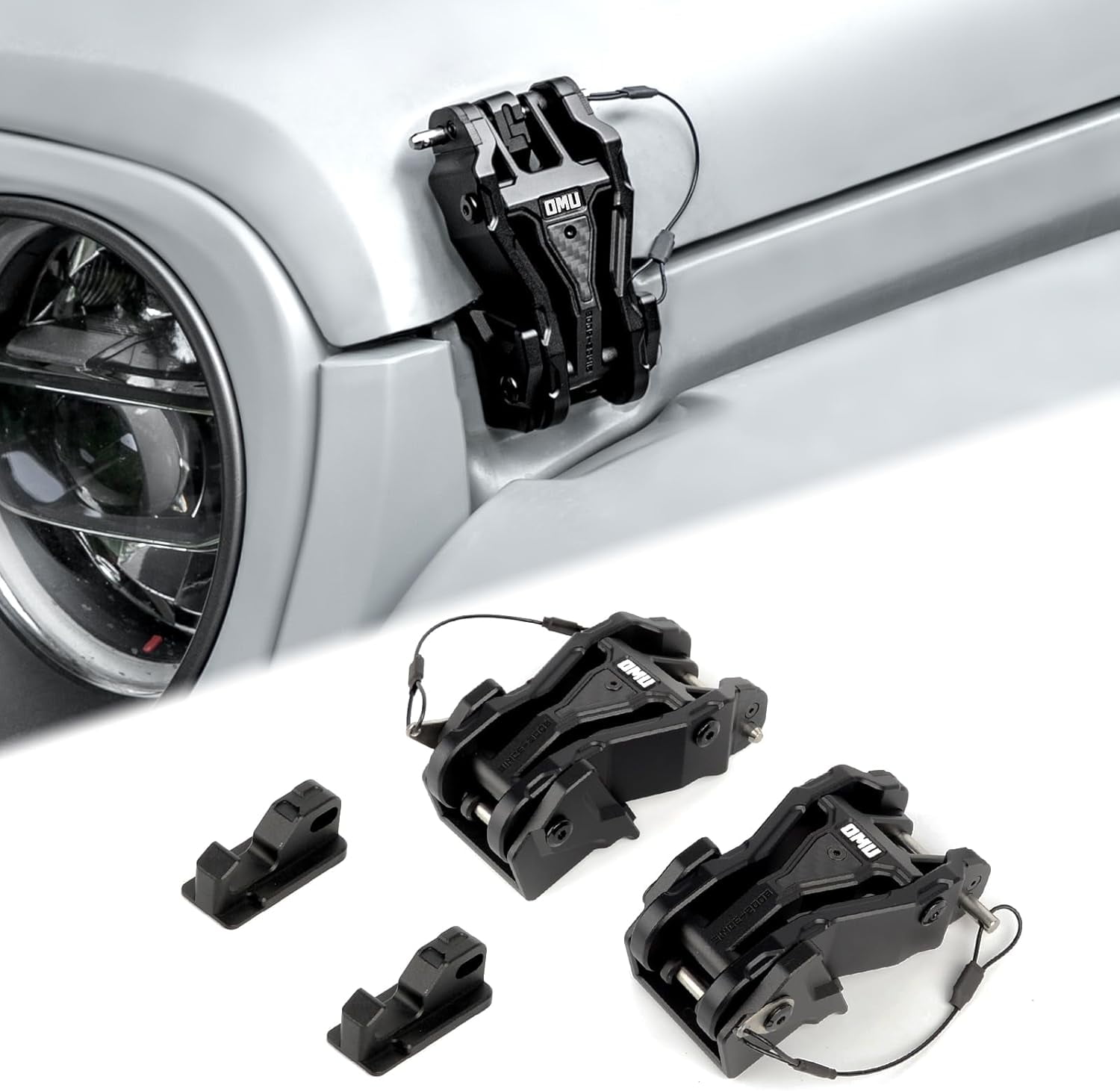 Heavy-Duty Hood Lock for 2018-2024 Jeep Wrangler Jl & Gladiator Jt ...