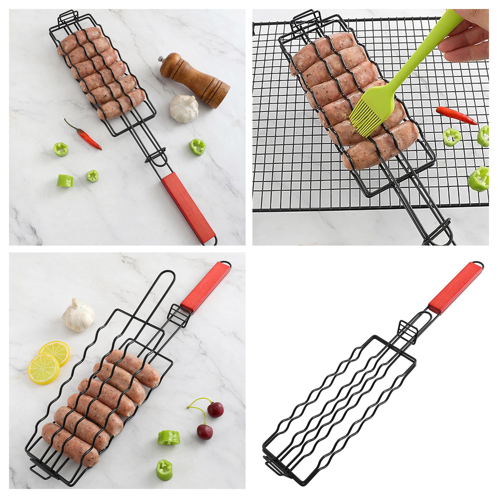 Heavy Duty Hot Dogs Barbecue Rack Convenient Stainless Steel Hot Dogs ...