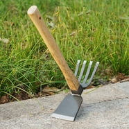 LCOKEIY Hoe Garden Tool with Two-Head, 31" Adjustable Long Handle Hoe ...