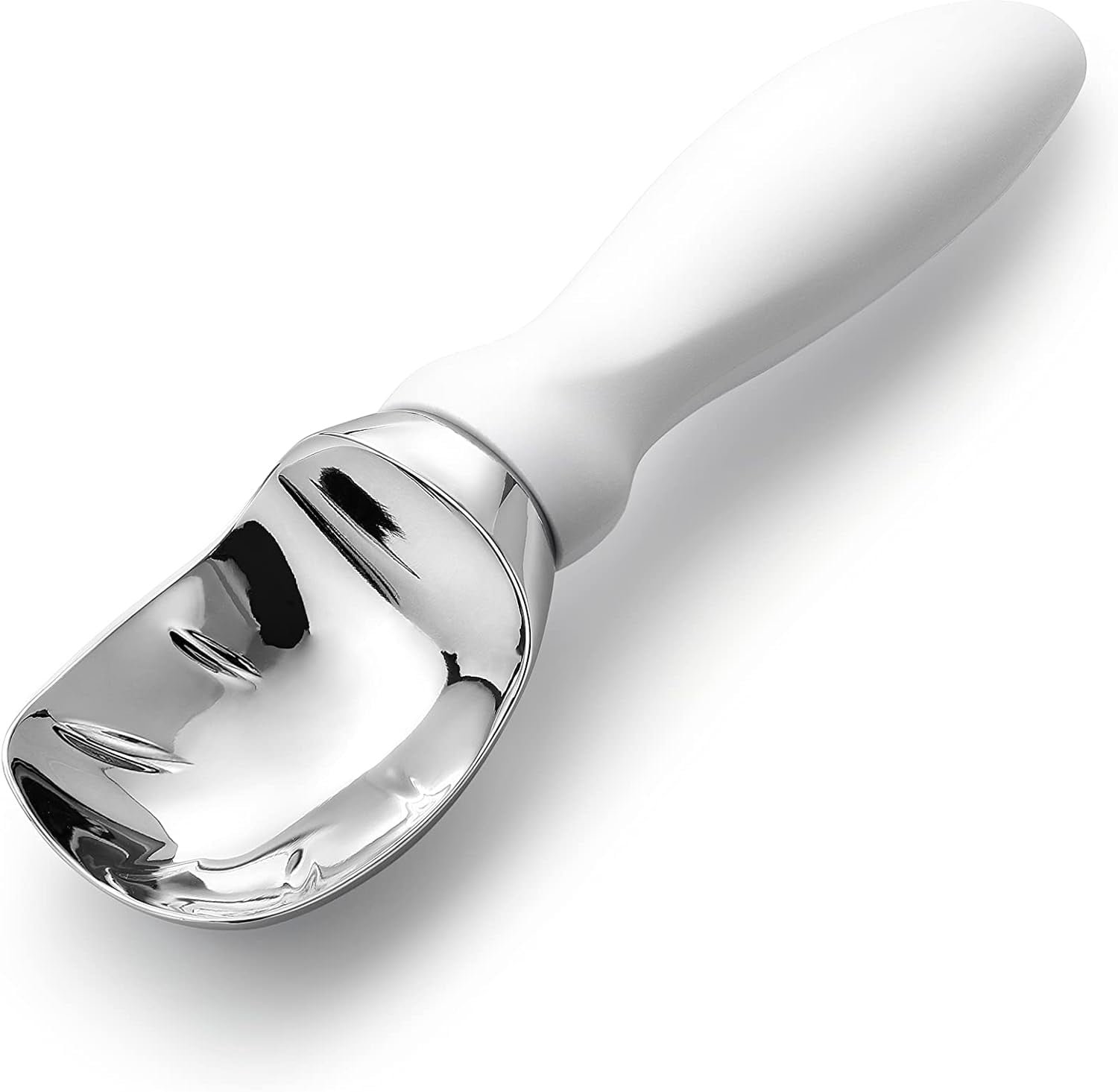 Heavy Duty Ice Cream Scoop with Comfort Handle, Professional Metal Ice ...