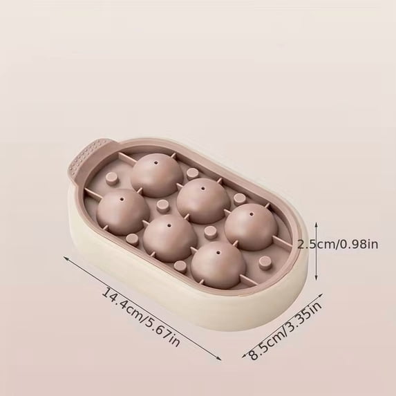 Heavy-Duty Ice Cube Tray with Lid - Quick Freezing Polypropylene Ice ...