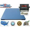 Heavy Duty Industrial Floor scale 7 x 7 / 84 30,000 lbs x 5 lb & LED ...