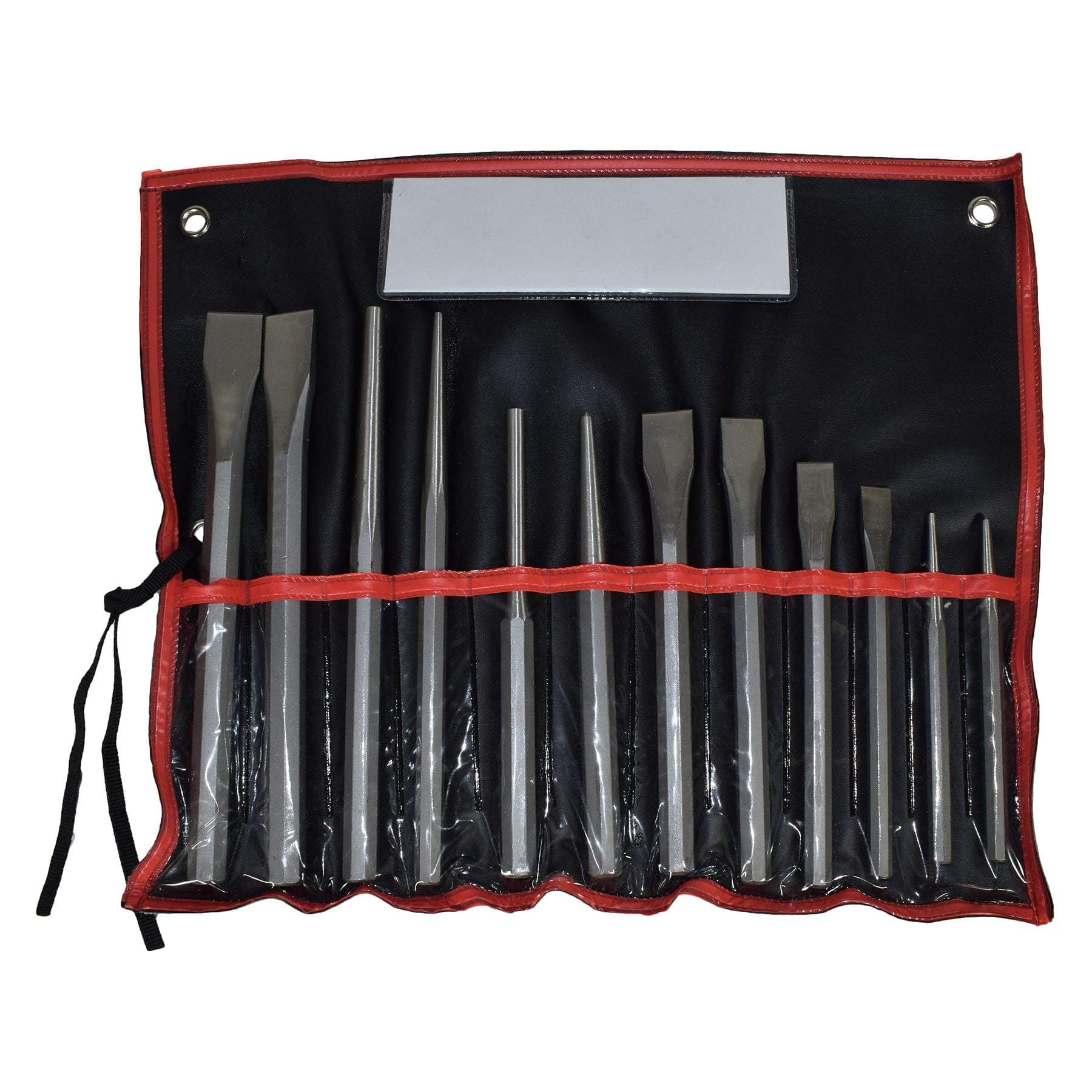 Heavy Duty Industrial Steel Cold Chisel Pin Punch Centre Punch Set 12pc - Walmart.com