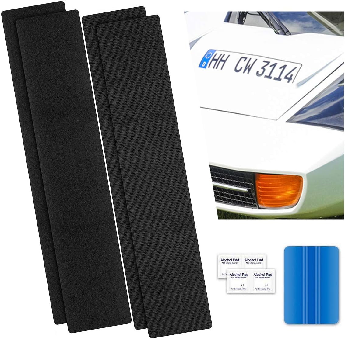 Heavy Duty Industrial Strength Frameless License Plate Bracket, Secure ...