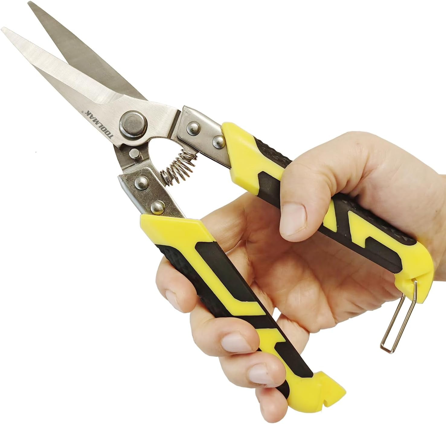 Heavy Duty Industry Scissors 8.7 Inch Aviation Tin Snips Straight Metal ...