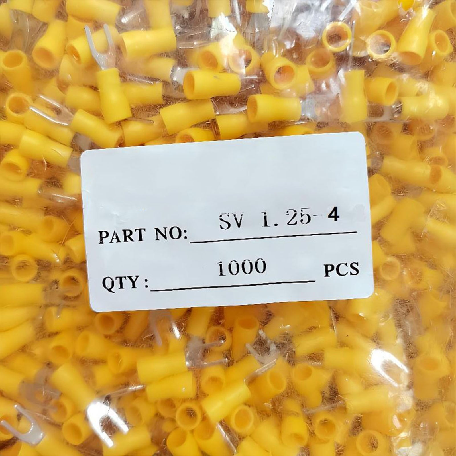 Heavy Duty Insulated Fork Spade Connectors Set of 1000 for Electronics ...