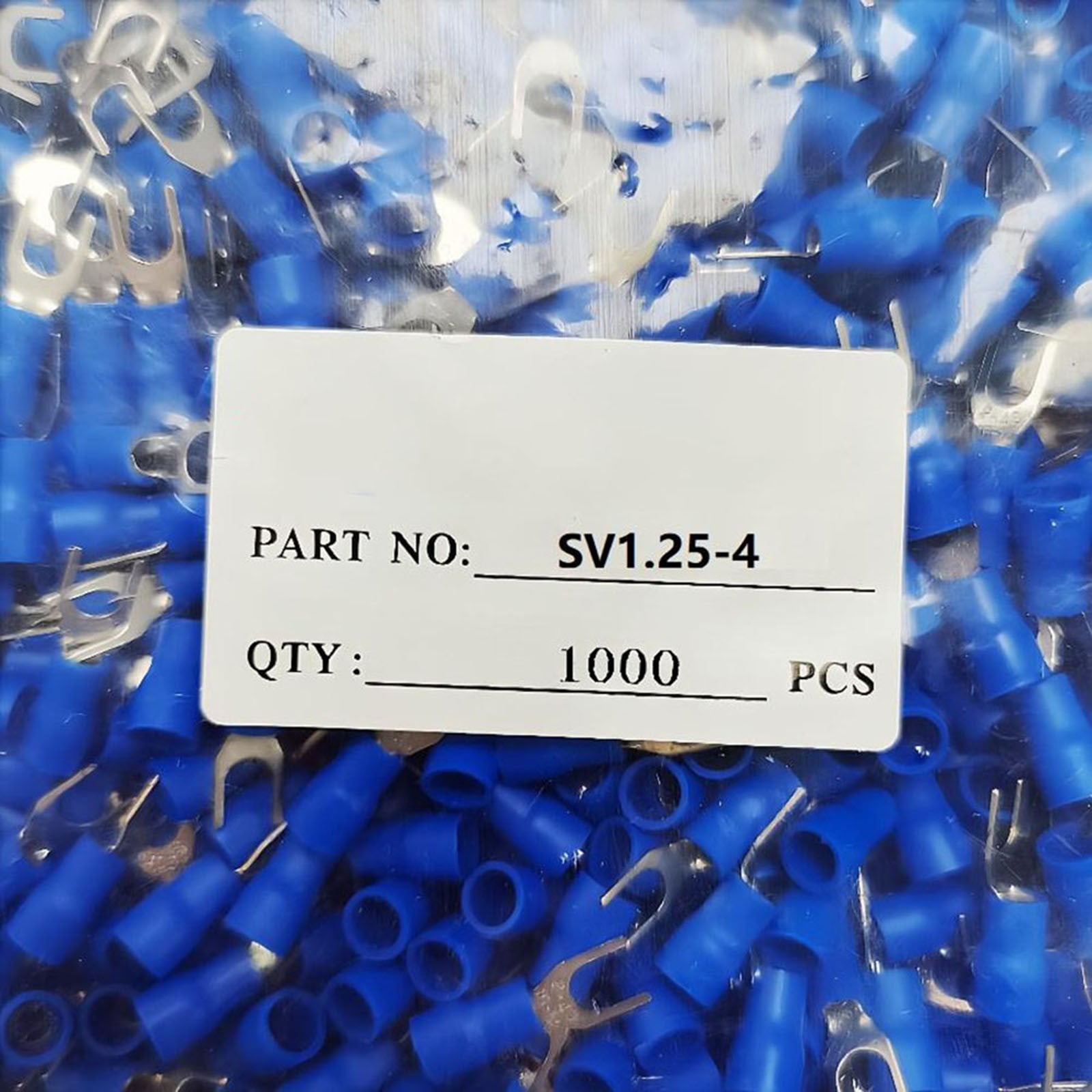 Heavy Duty Insulated Fork Spade Connectors Set of 1000 for Electronics ...