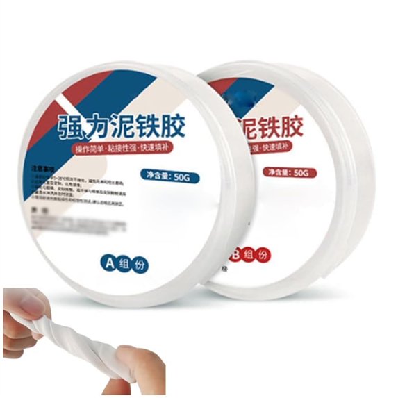 Heavy-Duty Iron Mud Adhesive for Repairs, Plastic Steel Repair Mud Iron ...