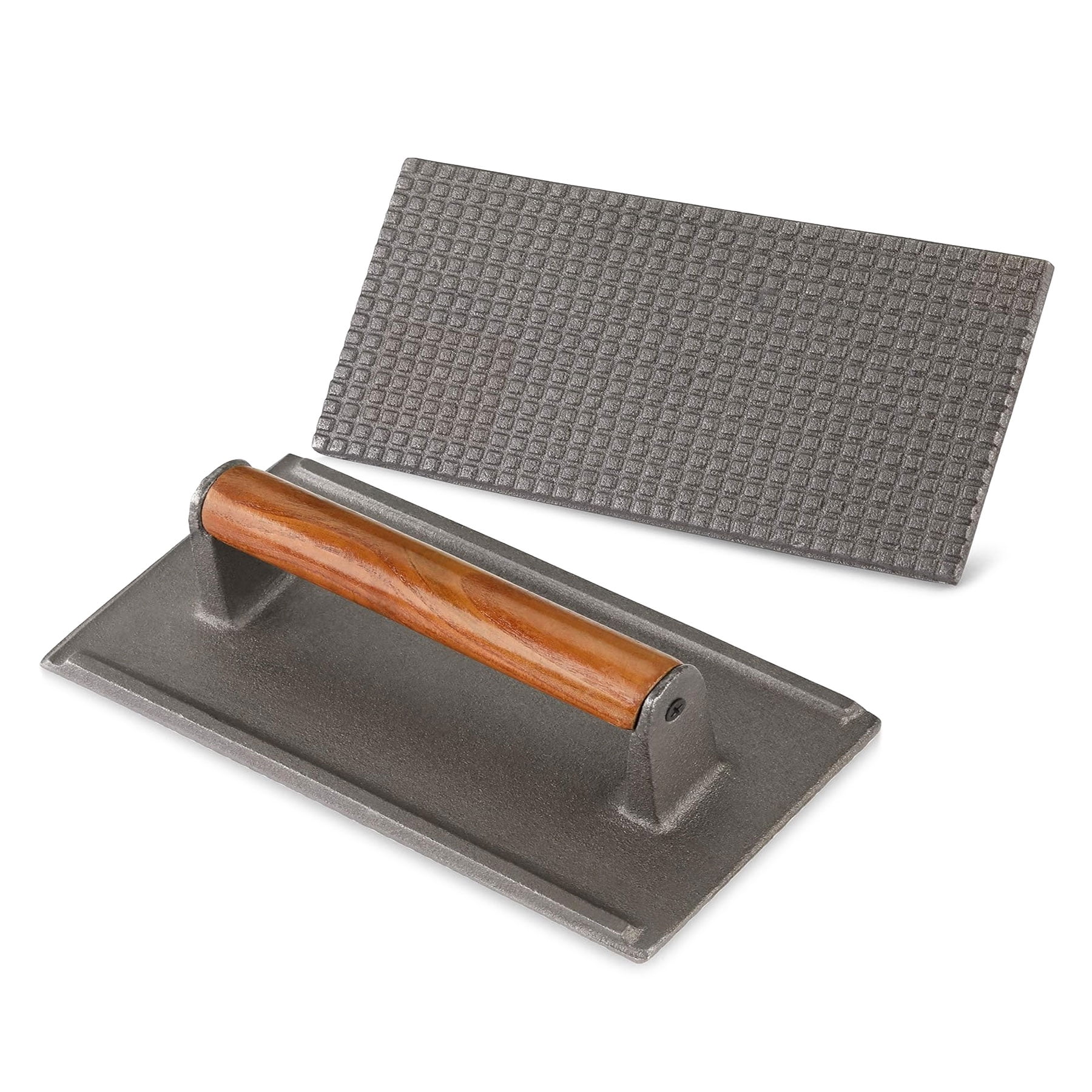 Heavy Duty Iron Steak and Bacon Press, 8.25 x 4.25-Inch, Commercial ...
