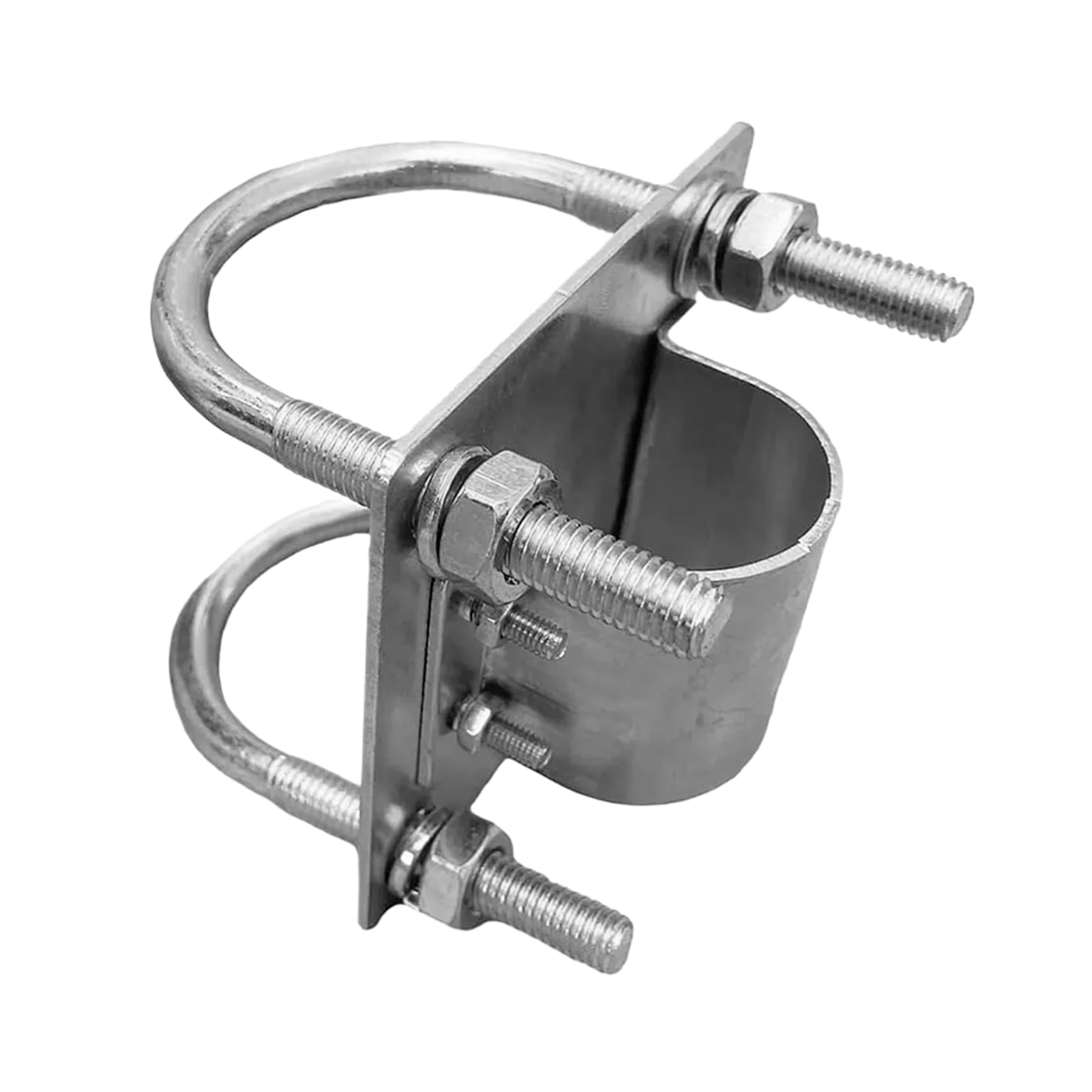 Heavy Duty Jaw U-Bolt Clamp Kit - Anti-Crush Mast Mount for 1-2" OD ...