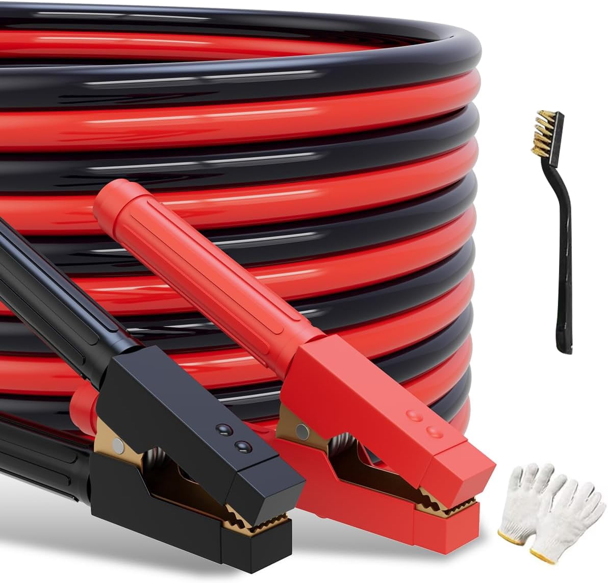 Heavy Duty Jumper Cables for Car Battery, 0 Gauge 30 Feet 1000AMP ...