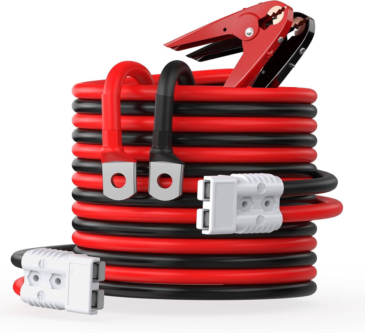 Heavy Duty Jumper Cables for - 1 Gauge 25 extra long Booster Cables ...