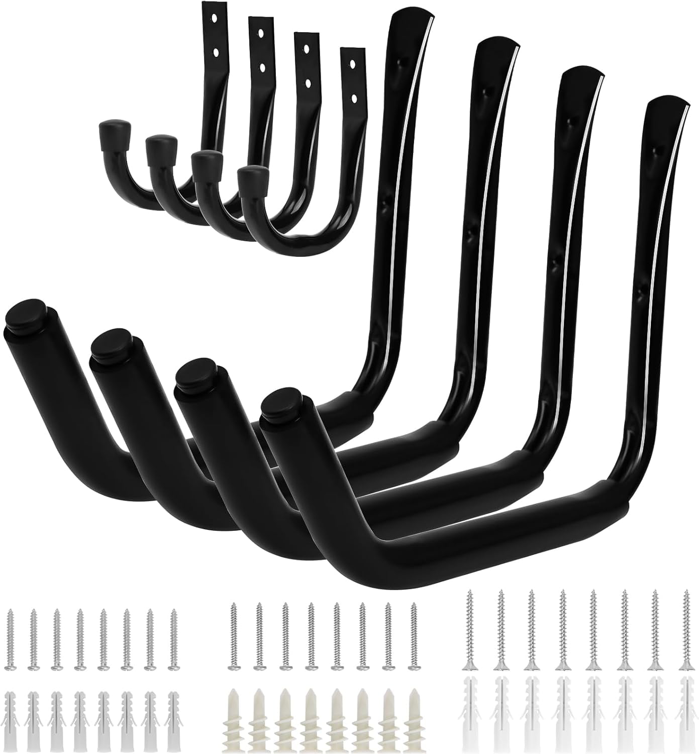 Heavy Duty Kayak Storage Rack, 100 LB (15") Wall Mount Hooks for ...
