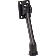 Heavy-Duty Spring Door Stop, 4 Inches, Matte Black by Stone Harbor ...