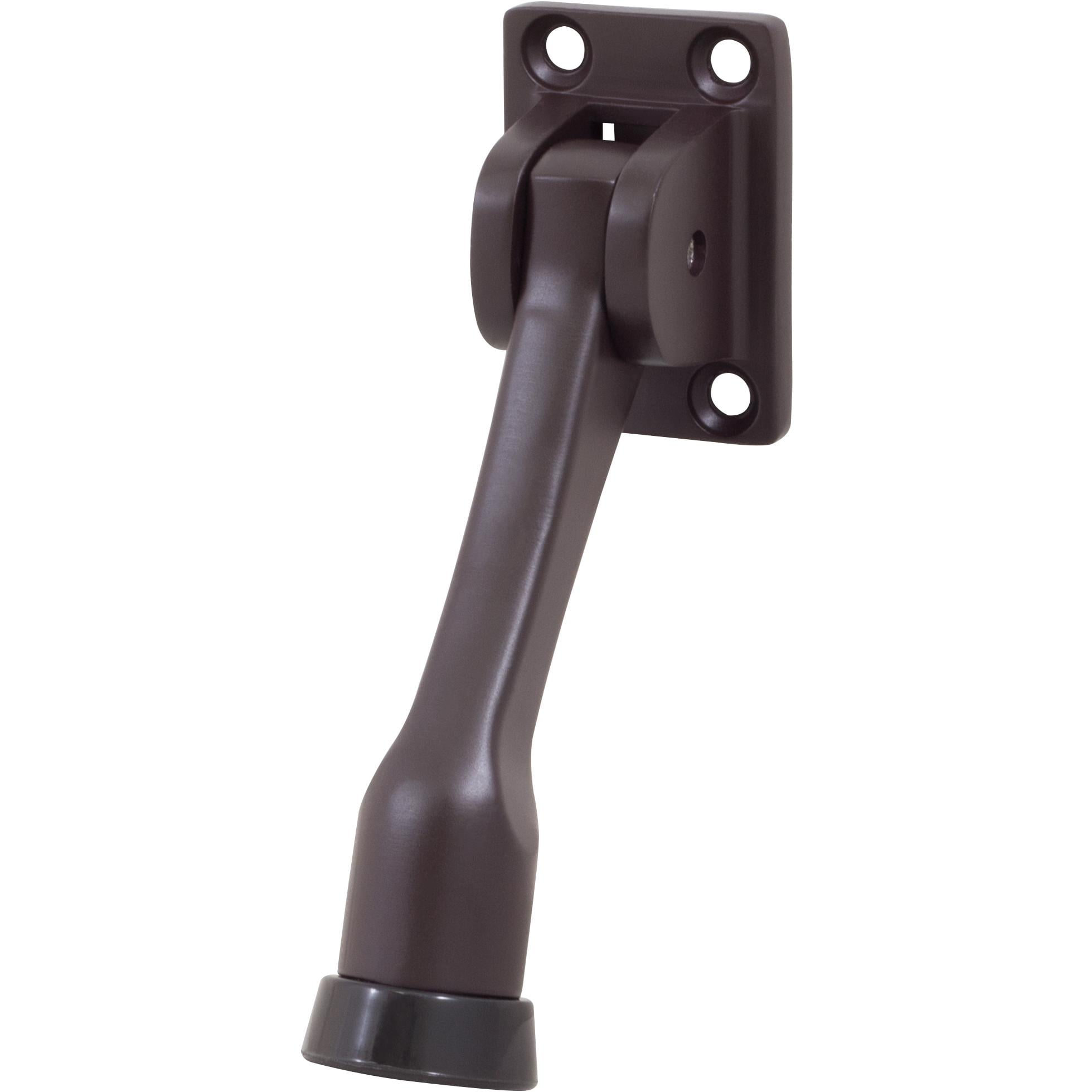 Heavy-Duty Kick-Down Stop with 4 Screws, 4 Inches, Oil-Rubbed Bronze by ...
