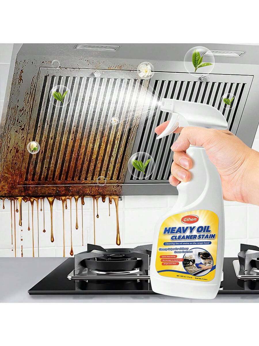 Heavy Duty Kitchen Degreaser and Oil Stain Cleaner Spray - Multi ...