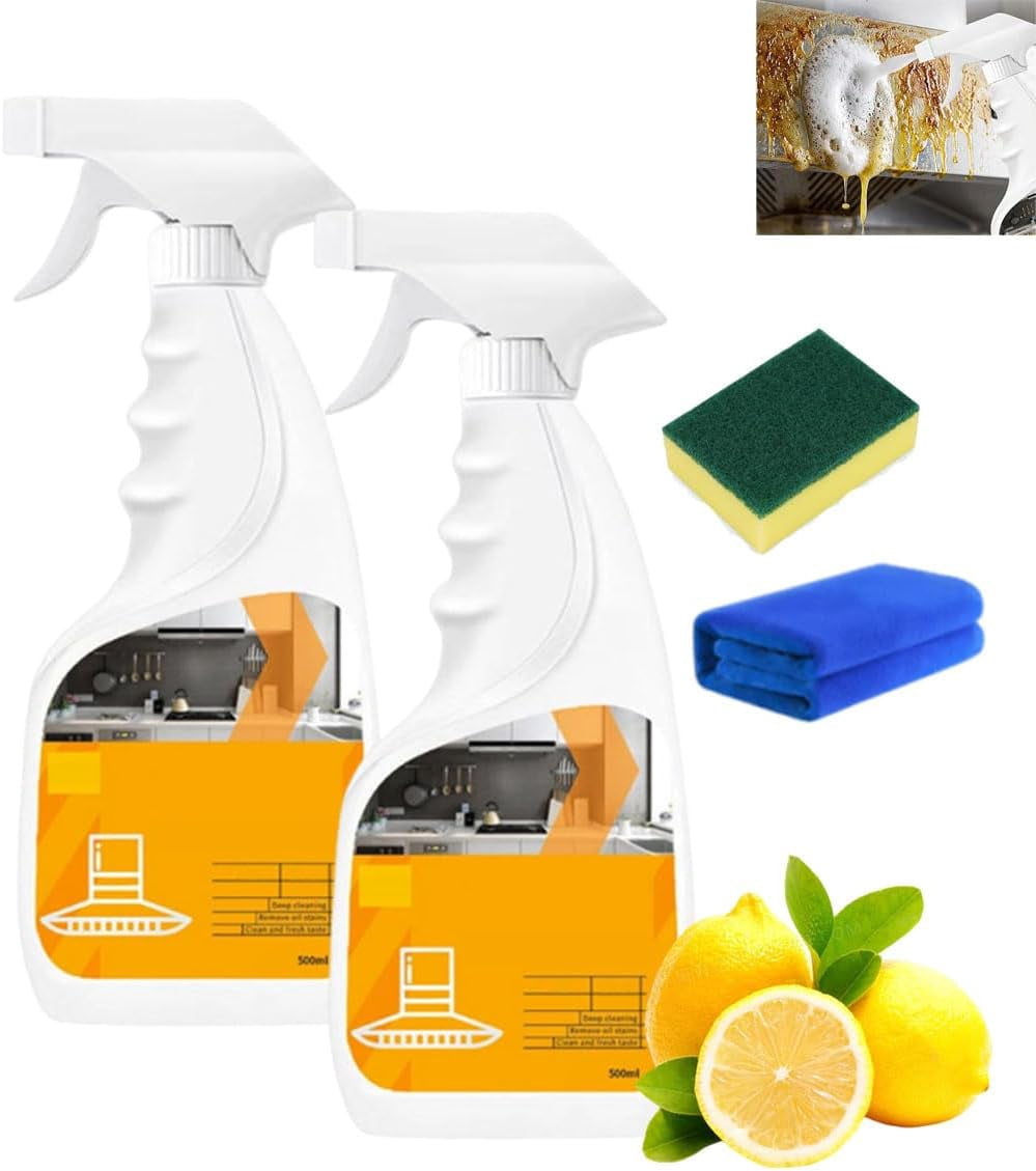 Heavy Duty Kitchen Degreaser Spray, Multi Functiona Foam Degreaser ...