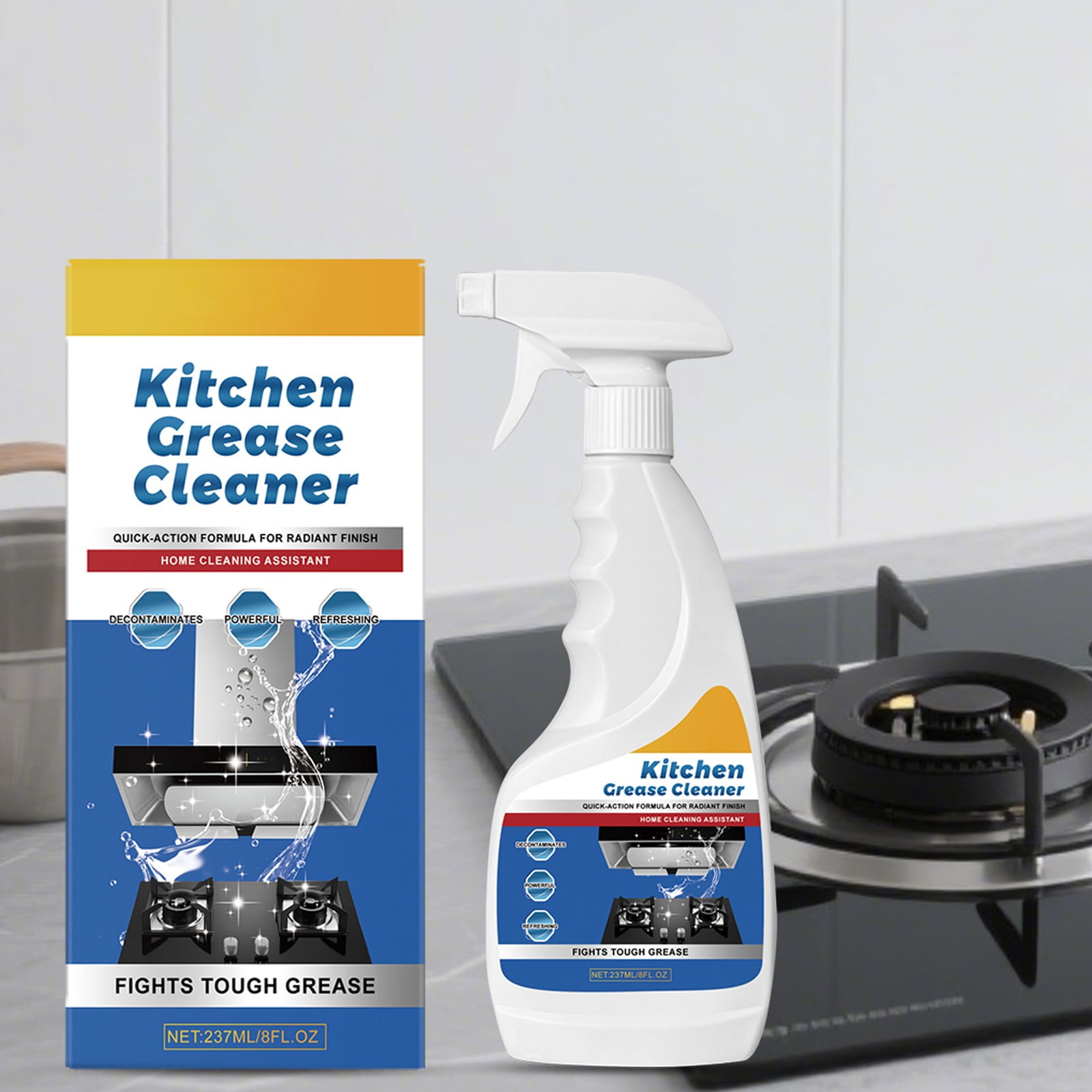 Heavy Duty Kitchen Degreaser Spray | Powerful Oil Cleaner for Range ...