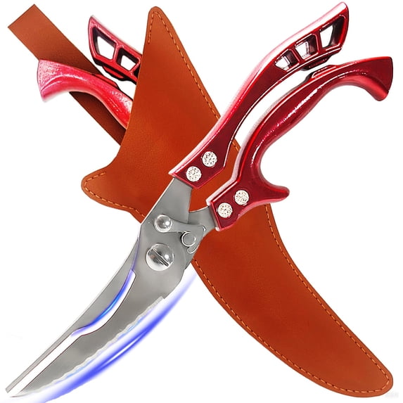 Heavy Duty Kitchen Shears by ANDONG, Kitchen Scissors,Stainless Steel ...
