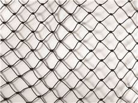 Heavy-Duty Knotted Commercial Polyethylene Bird Netting, 25 Feet X 50 ...