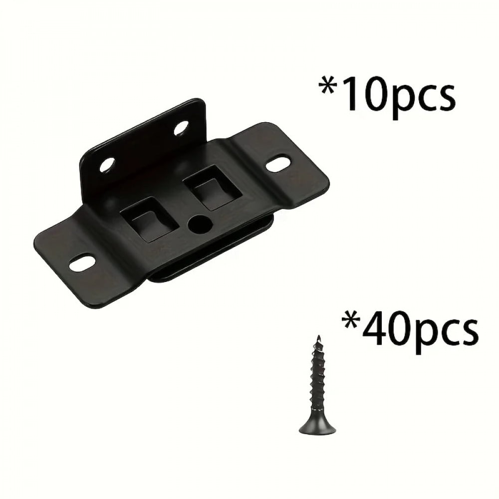 Heavy-Duty L-Shaped Metal Brackets - 90-Degree Angle Joints, Durable ...