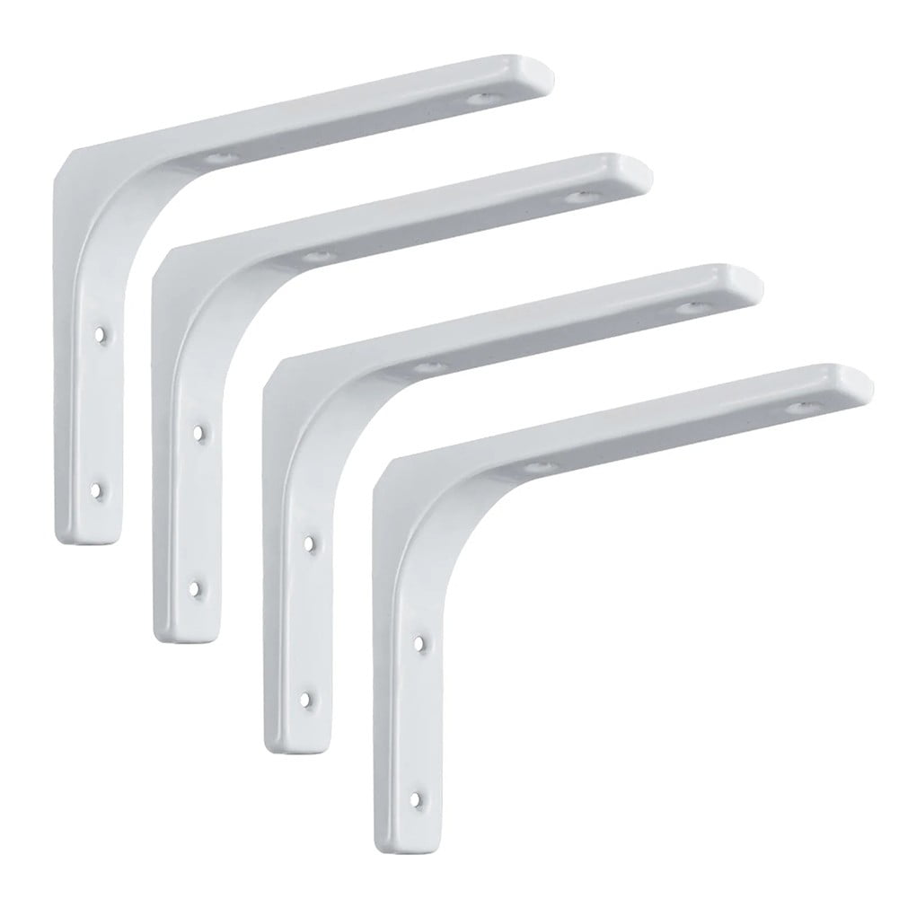 Heavy Duty L Shaped Steel Shelf Wall Mount Brackets for Diy Home Decor ...