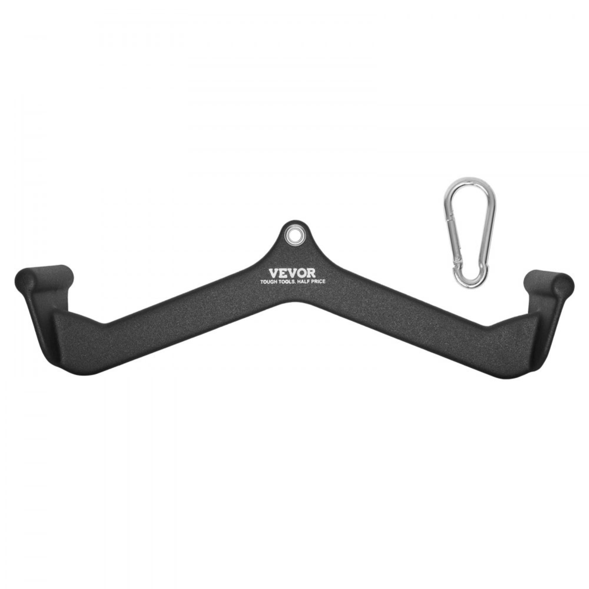 Heavy-Duty LAT Pulldown Bar & V-Bar Tricep Handle Attachment for Cable ...