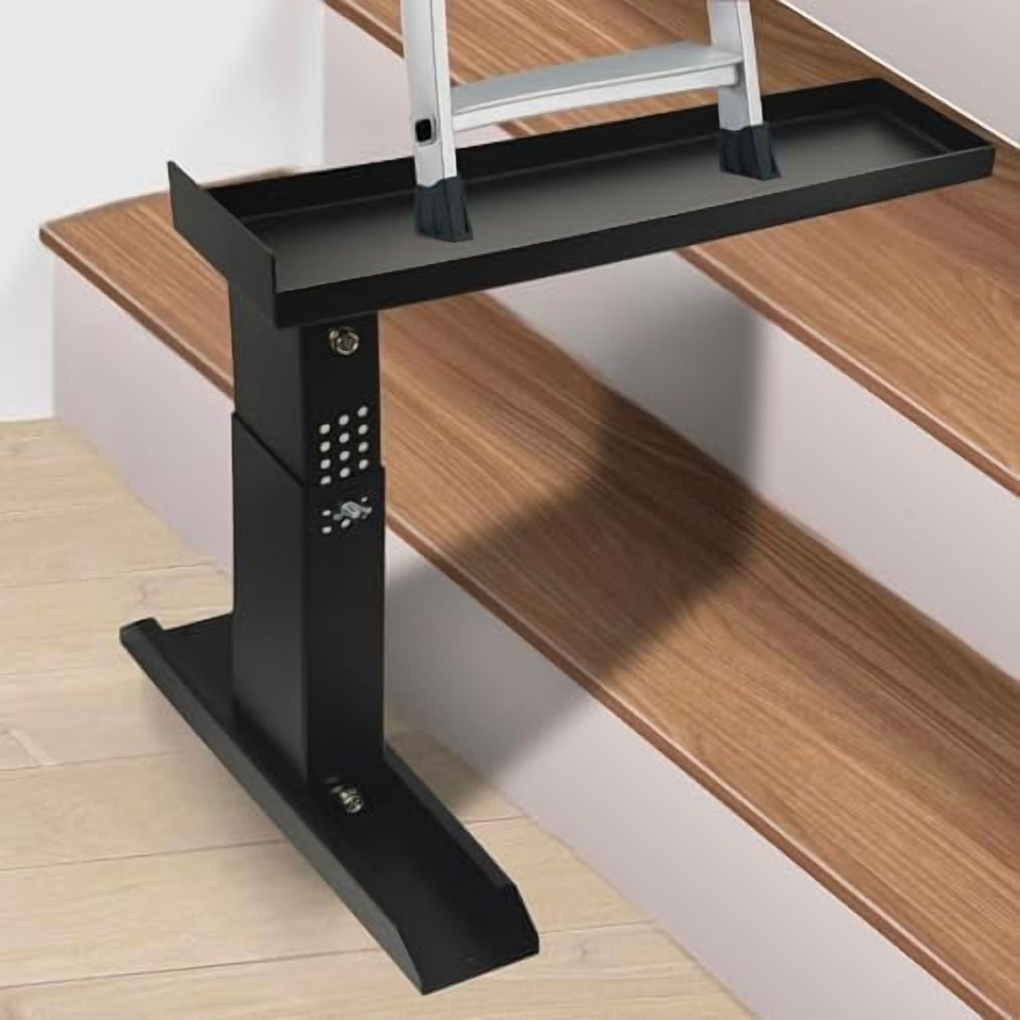 Heavy Duty Ladder Extender & Stabilizer Adjustable Height 9.53" - 19 ...
