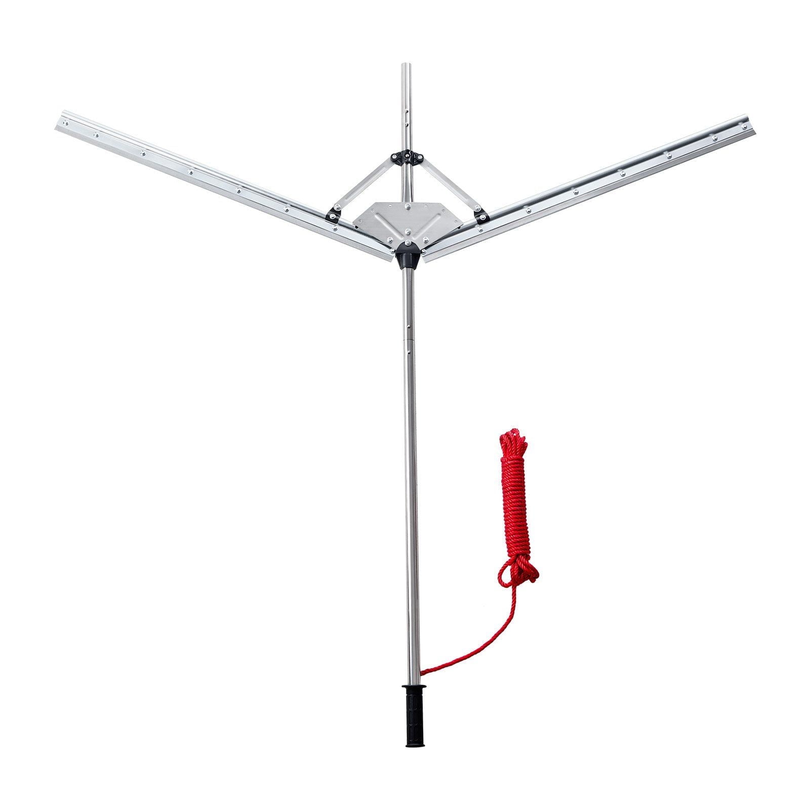 Heavy-Duty Lake Weed Cutter with 62" Steel Blades & 30ft Rope, Pond ...