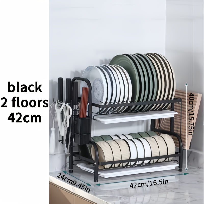 Heavy-Duty Large Capacity Kitchen Countertop Organizer Rack - Space ...