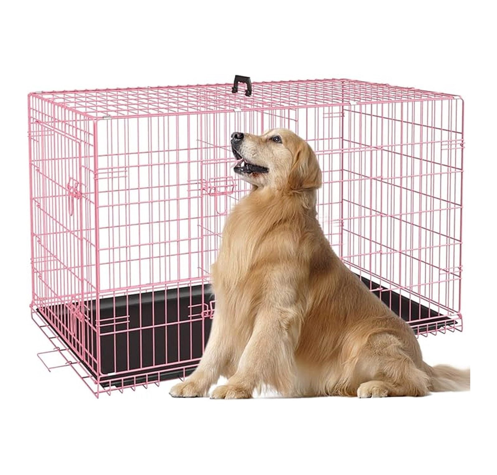 Heavy Duty Large Dog Crate, Inch Dog Crates for Large Dogs, Metal Wire ...