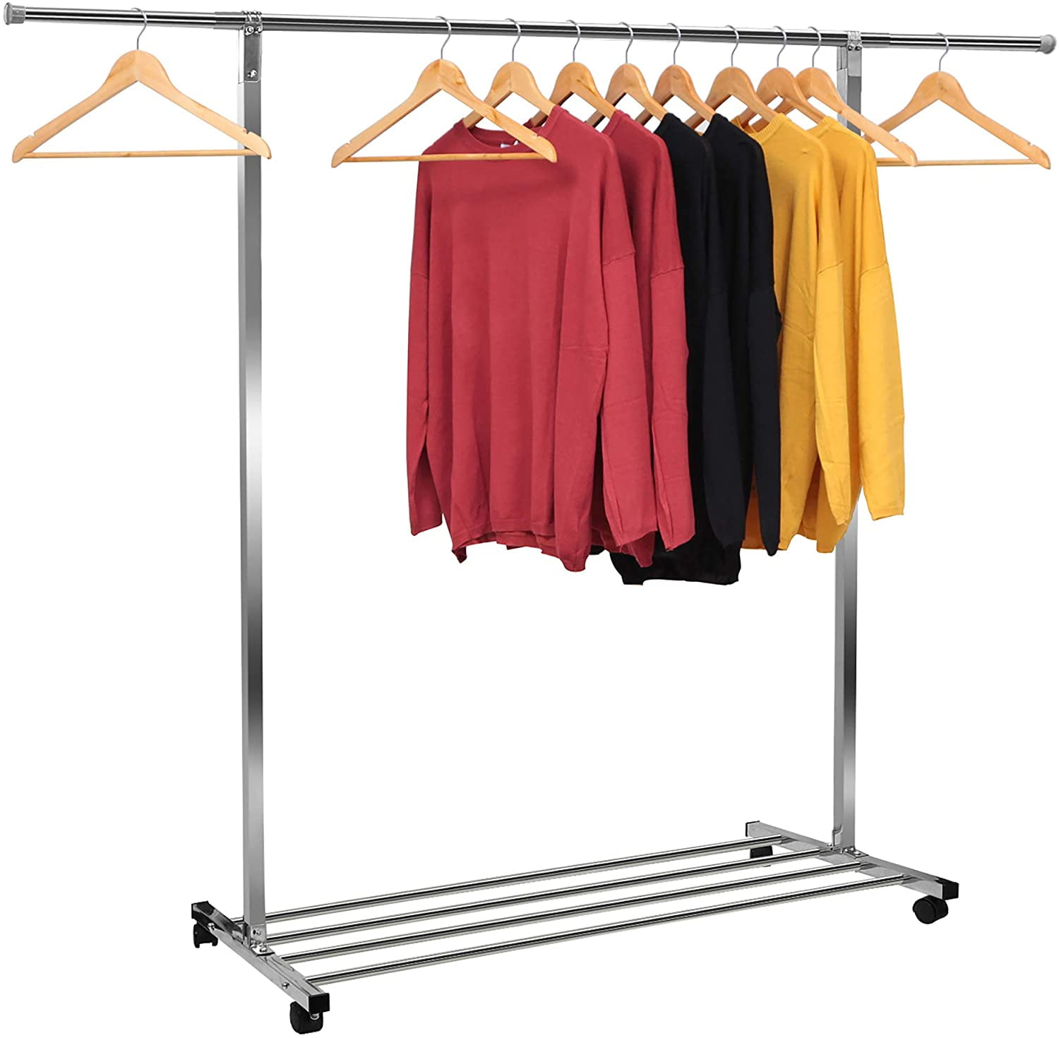 Heavy Duty Large Garment Rack Stainless Steel Clothes Drying Rack ...