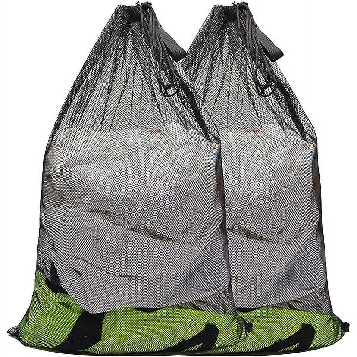 Heavy Duty Large Mesh Laundry Bags with Drawstring Closure，laundry bags ...