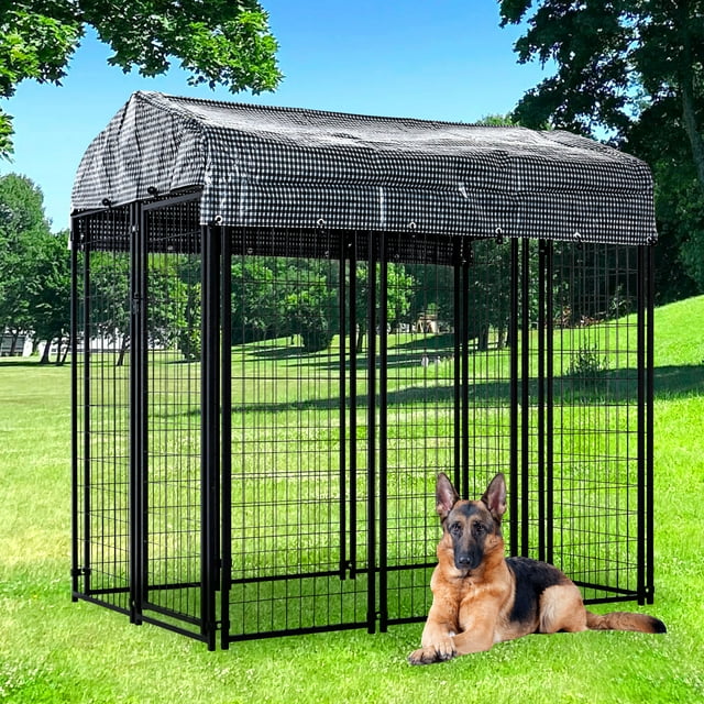 Heavy Duty Large Outdoor Dog Kennels Dog House With Waterproof and ...