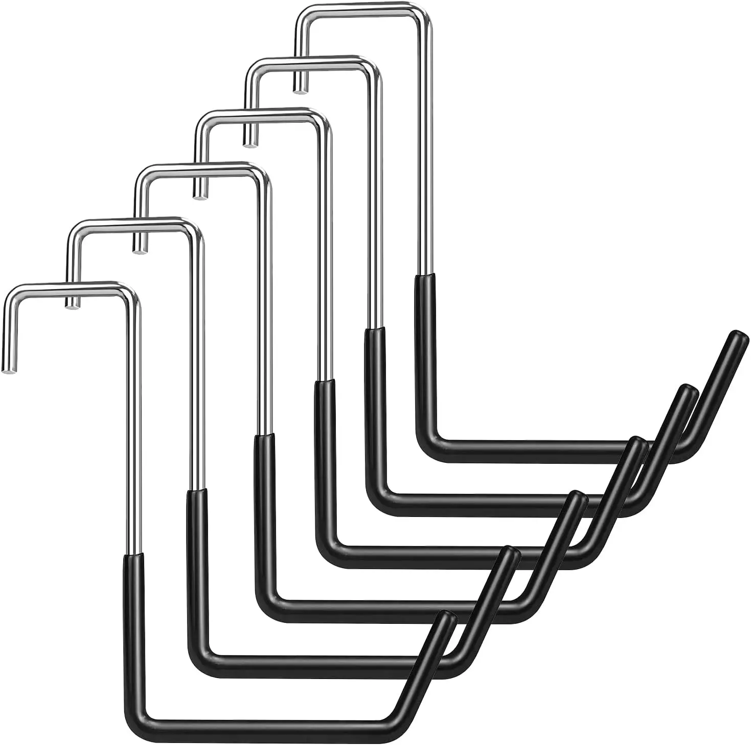 Heavy Duty Large Rafter Hooks, Vinyl Coated Ladder Bike Hangers, Garage ...